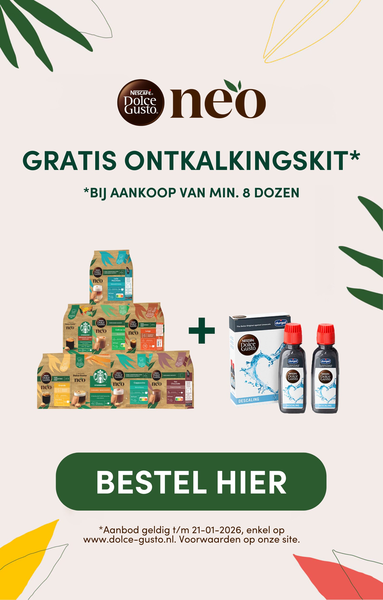NEO koffiepads en dranken - alle smaken | NESCAFÉ Dolce Gusto